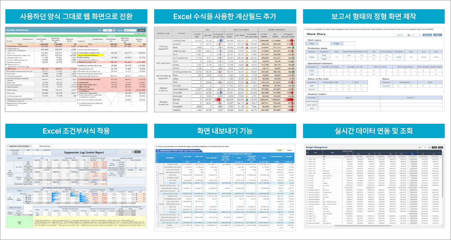화면 유형별 적용 예시 Aud Platform Aud플랫폼 아카데미