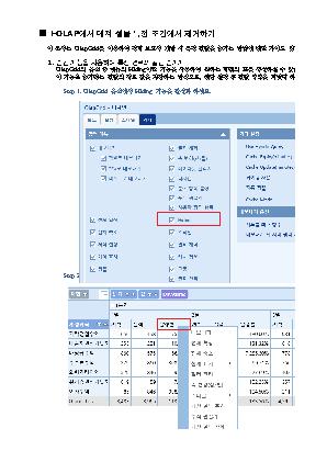 [i-AUD] i-OLAP 특정 셀 숨김 기능(정형 보고서) - AUD PLATFORM - AUD플랫폼 아카데미